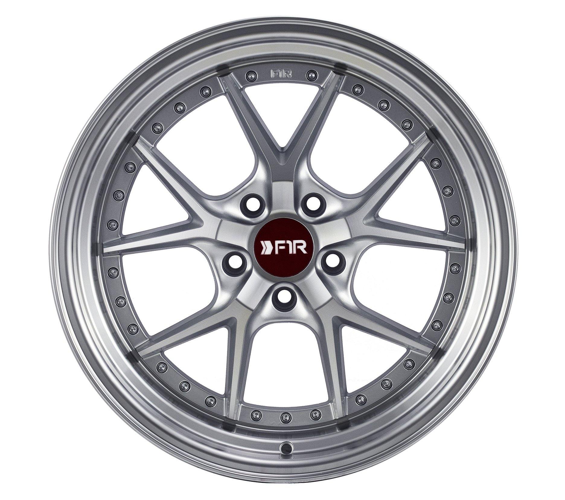 F1R F105 18x9.5 5x114 25 Machine Silver (Set of 4 Wheels) – alphasone