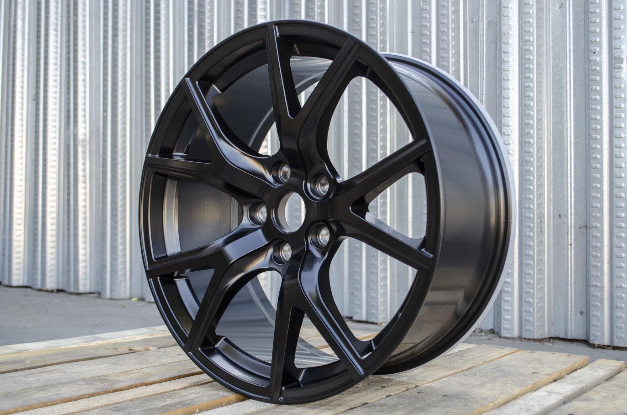 JP2 20x10 5x127 +45 71.5 MATTE BLACK (Durango Grand Cherokee Wrangler ...