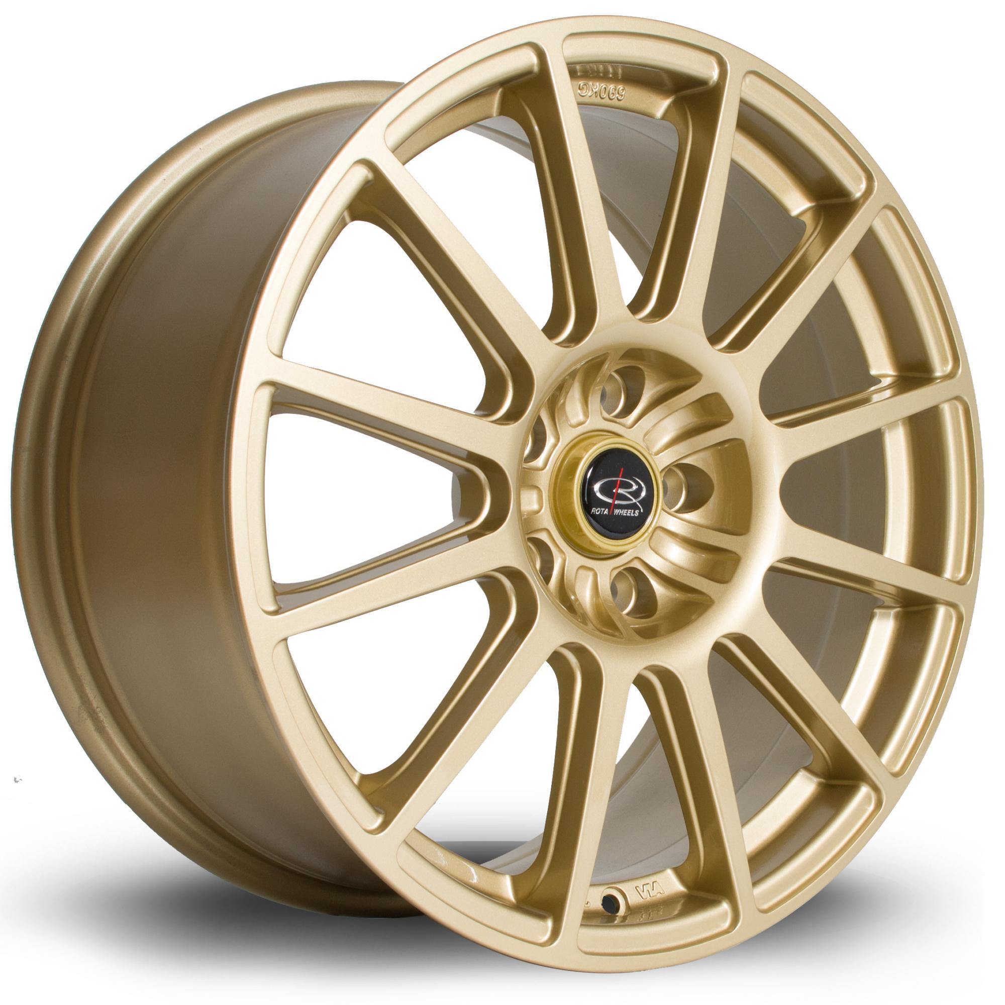 1PC REPLACEMENT RIM WHEEL - ROTA GRAVEL 18x8.5 5X100 44 56.1 GOLD ...