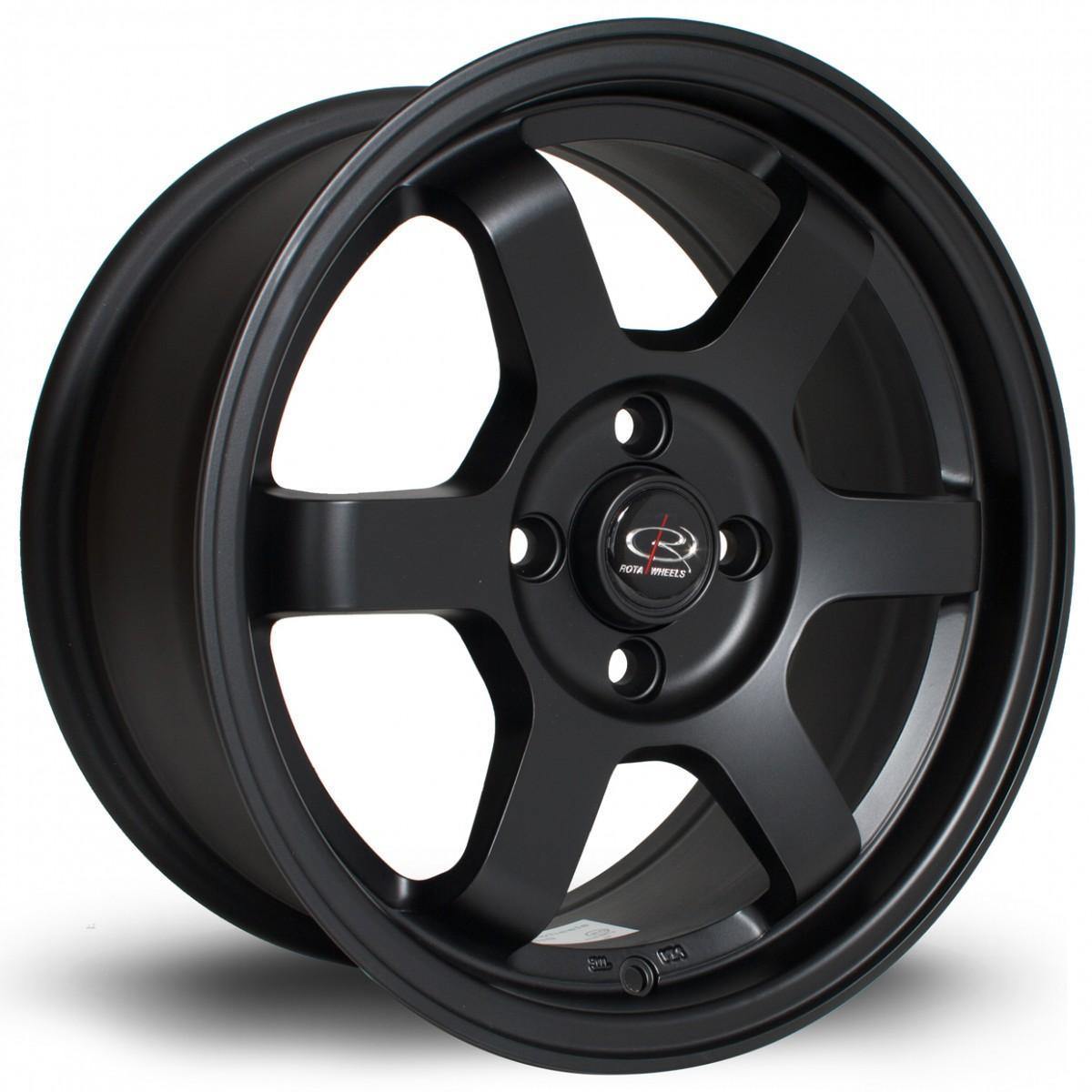 ROTA GRID CONCAVE 15x9 4X114.3 36 FLAT BLACK – alphasone