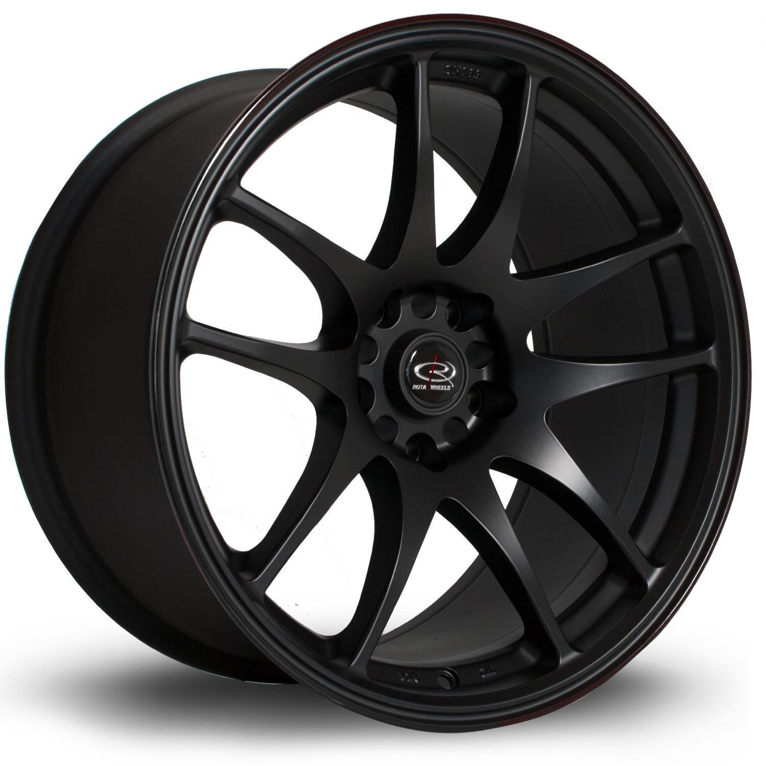 ROTA TORQUE 17x8 4X100 35 56.7 FLAT BLACK – alphasone